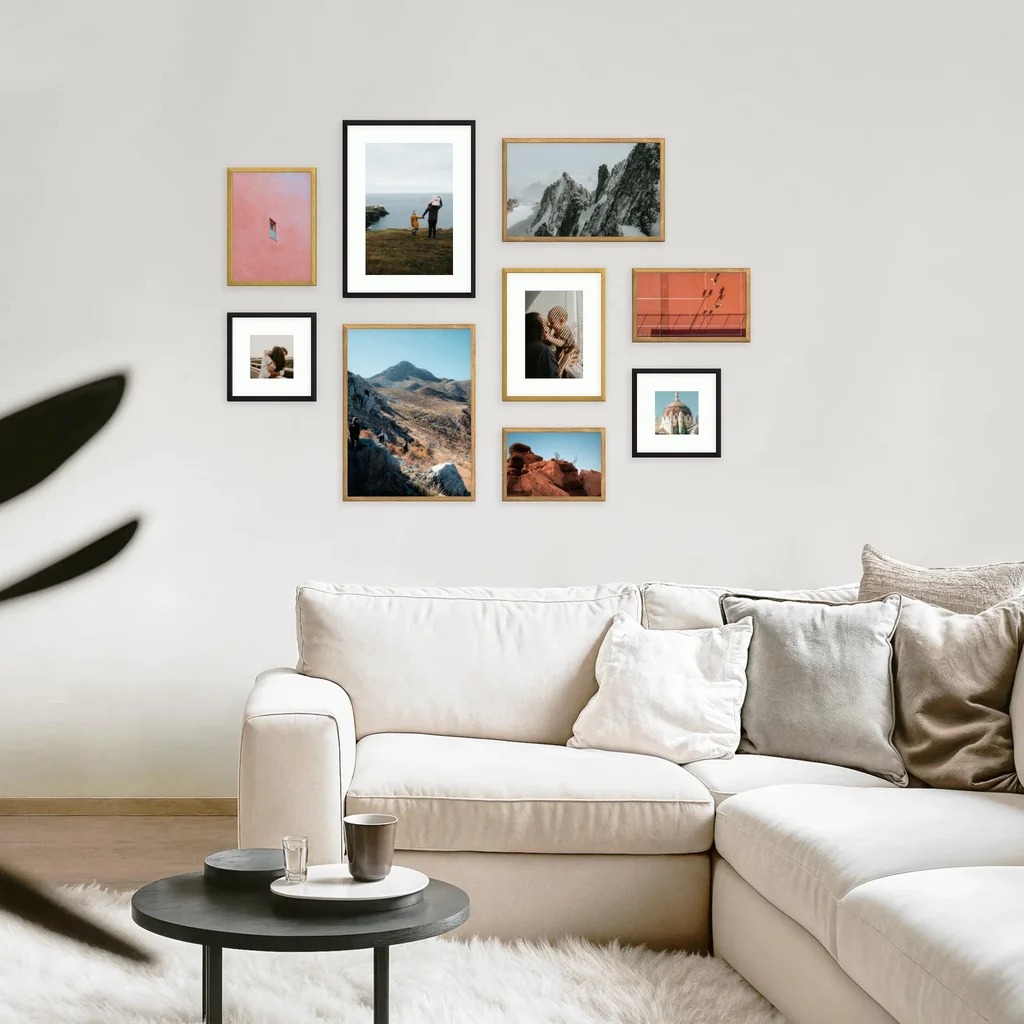 Living Room Pictures Ideas – Create a Beautiful Photo Gallery Wall Display